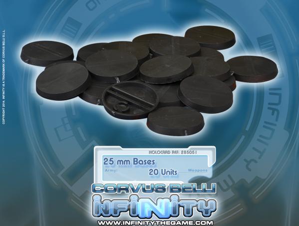 Infinity Accessories: 25mm Bases (20) – Game Kastle