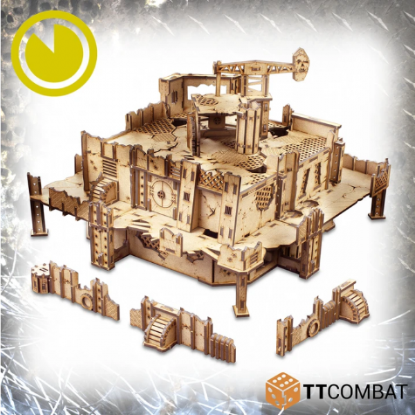 28mm Terrain: Sci-fi/Gothic Scenics - Orc Mega Bunker – Game Kastle