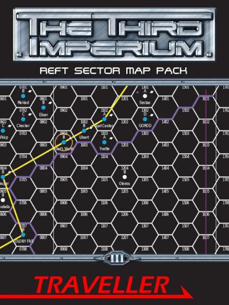 Traveller RPG: Reft Sector Map Pack – Game Kastle