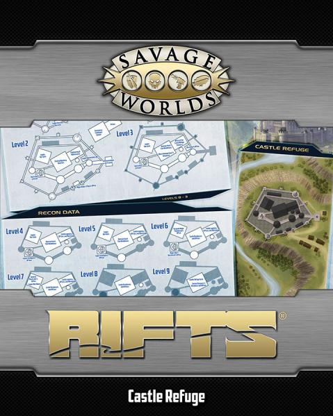 Savage Worlds RPG: (Rifts) North America & Castle Refuge Map Set – Game ...