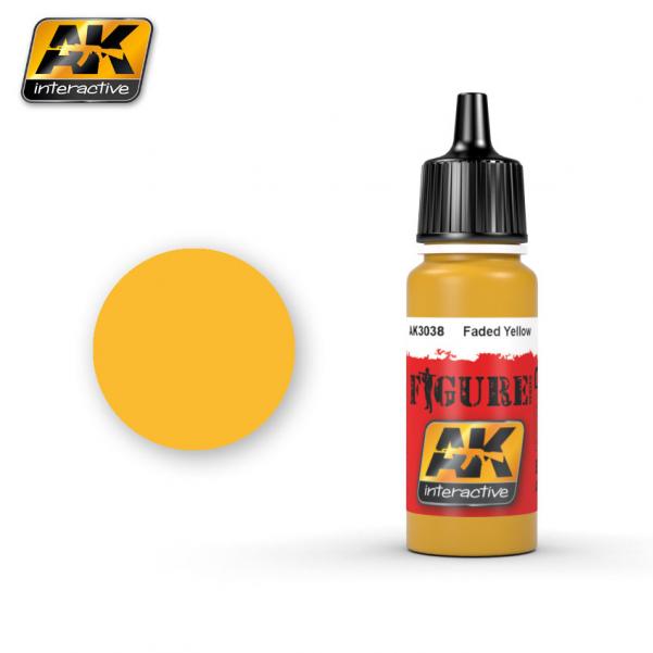 AK-Interactive: (Figure) FADED YELLOW Acrylic Paint – Game Kastle