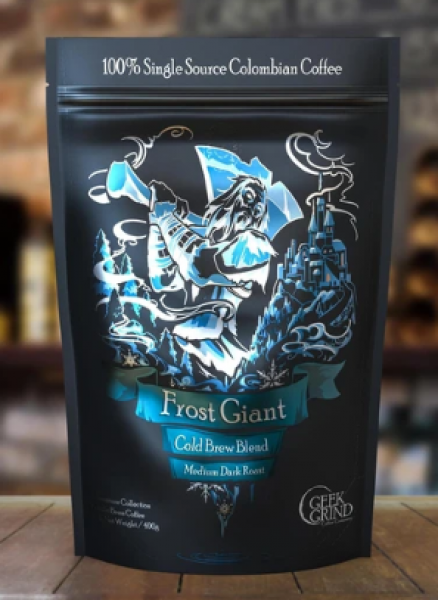 Geek Grind Coffee: Frost Giant - Cold Brew Blend - Whole Bean - 12oz ...