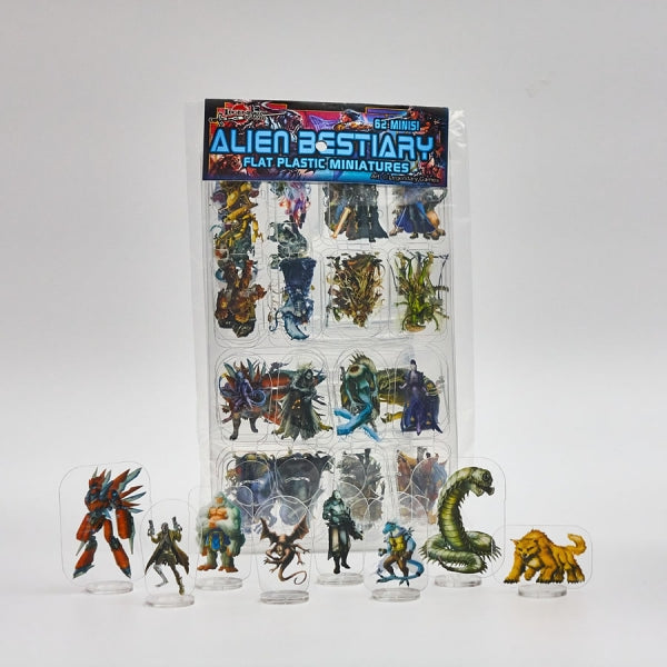 Flat Plastic Miniatures: Alien Bestiary – Game Kastle