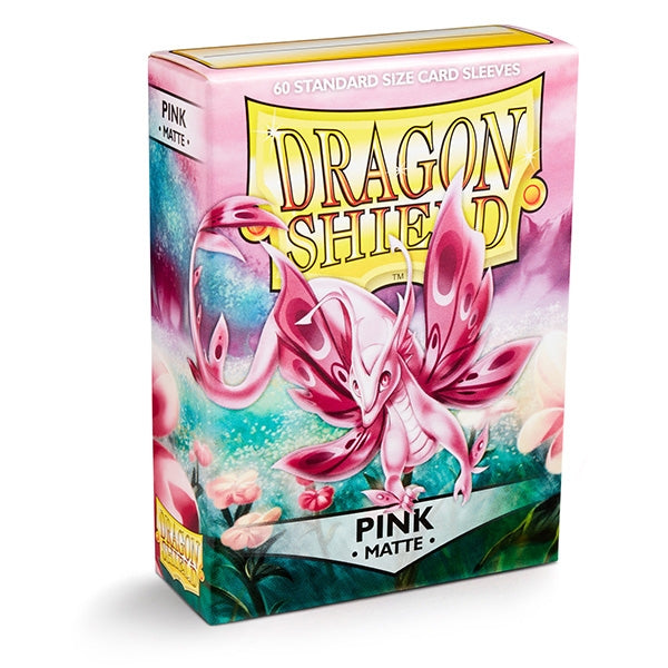Dragon Shields: Standard Sleeves - Matte Pink (60ct.) – Game Kastle