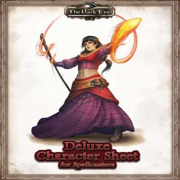 The Dark Eye RPG: Deluxe Character Sheets - Spellcasters – Game Kastle