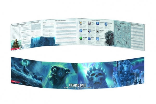 D&D: Icewind Dale Rime of the Frostmaiden Dungeon Master Screen – Game ...