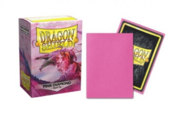 Dragon Shields: Standard Matte Pink Diamond (100) – Game Kastle