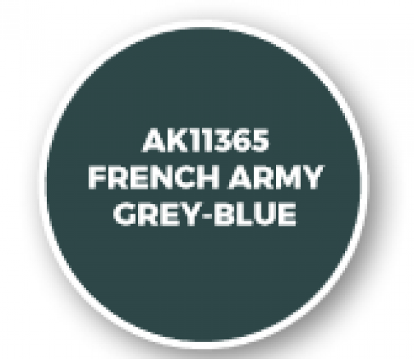 AK-Interactive: AFV Acrylics (3rd Gen) - French Army Grey-Blue – Game ...
