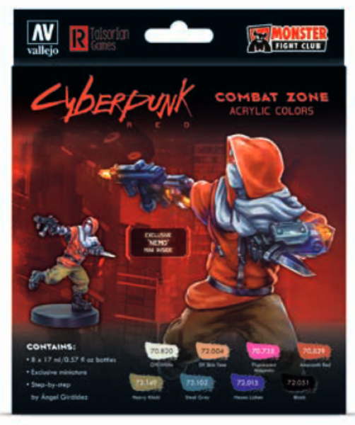 Game Color: Combat Zone Acrylic Colors by Cyberpunk Red w/exclusive Ne ...