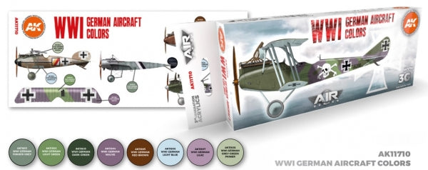 AK-Interactive: 3rd Gen Acrylics - AIR Series WWI German Aircraft Colo ...