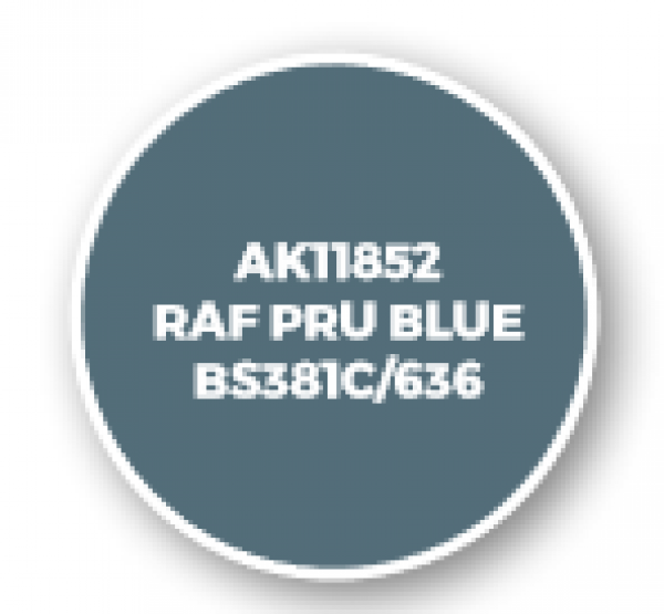 AK-Interactive: 3rd Gen Acrylics: AIR Series - RAF PRU Blue BS381C/636 ...