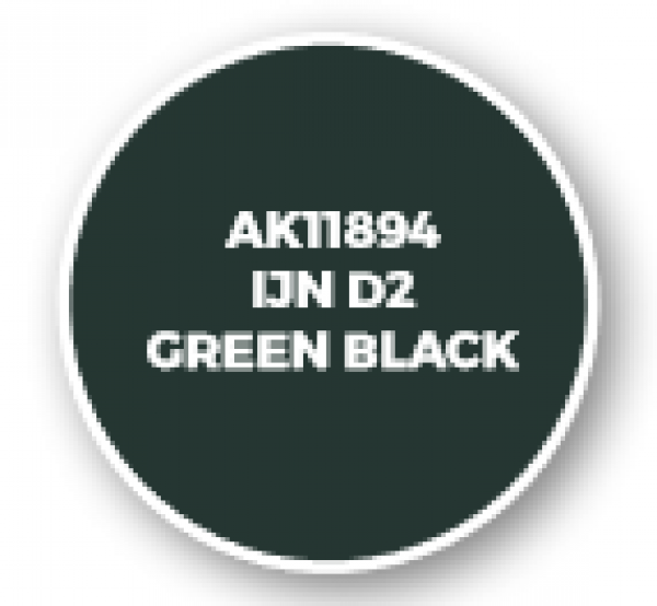 AK-Interactive: 3rd Gen Acrylics: AIR Series - IJN D2 Green Black ...