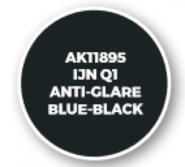 AK-Interactive: 3rd Gen Acrylics: AIR Series - IJN Q1 Anti-Glare Blue ...