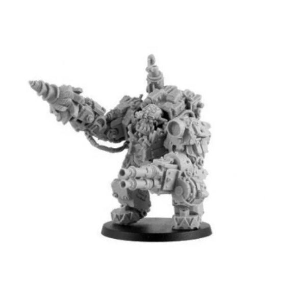 Kromlech Miniatures: Orc Juggernaut Mecha-Armour with Shoota and Drill ...