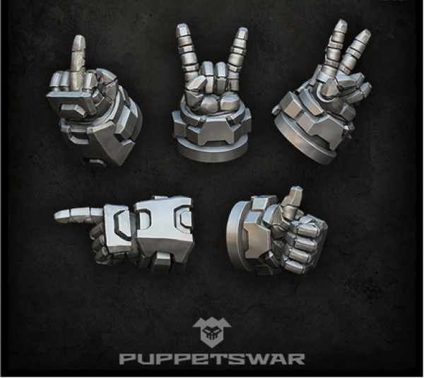 Puppetswar: (Accessory) Hand Gestures (left) (5) – Game Kastle
