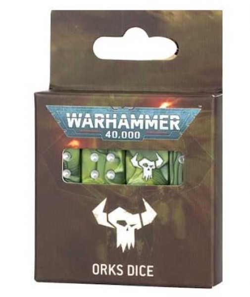 Warhammer 40K: Orks Dice Set (2024) – Game Kastle