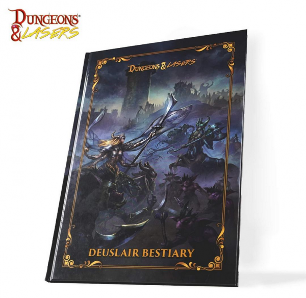 Dungeons & Lasers: The World Of Deuslair RPG Bestiary Book (HC) – Game ...