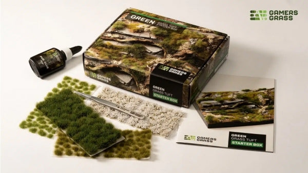 Gamer's Grass: Tuft Starter Boxes - Green Grass – Game Kastle