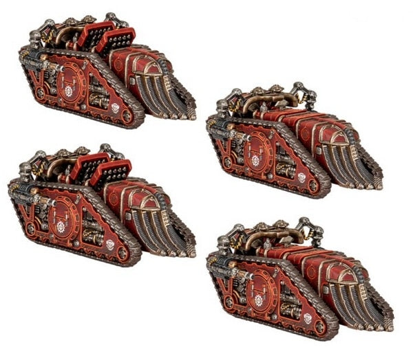 WH40K: Legions Imperialis - Mechanicum Karacnos Assault Tank Squadron ...