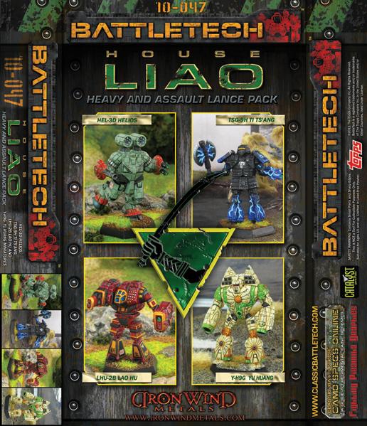BattleTech Miniatures: House Liao Heavy-Assault Lance Set – Game Kastle